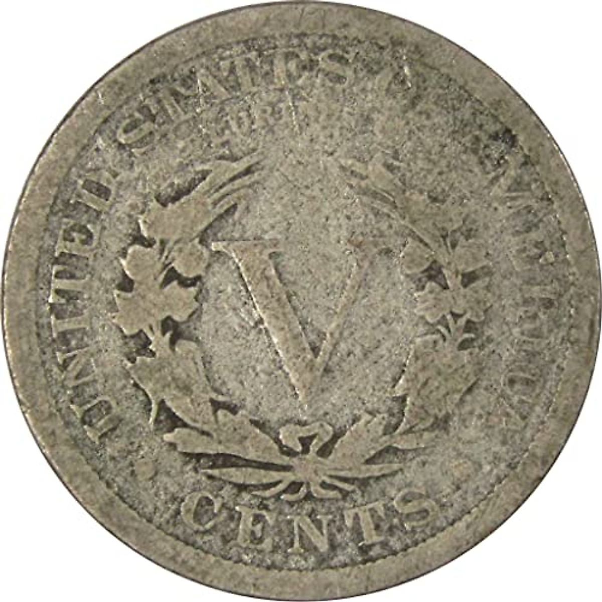 1886 Liberty Head V Nickel 5 Cent Piece AG About Good 5c SKU:IPC6577