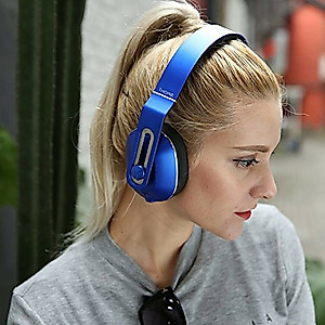 1MORE Wireless Over-Ear Headphones Bluetooth Comfortable Earphones with Bass Control, Durable Headband, Noise Cancellation Mic and in-Line Remote Controls Smartphones/PC/Tablet