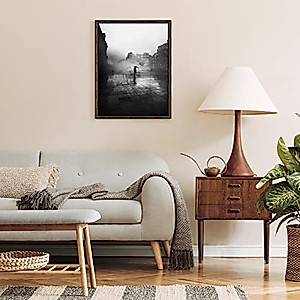 18x24 Picture Frame, Coffee Poster Frame, Bamboo Design Natural Gallery Frame, Horizontal or Vertical Format, Sturdy Frame and Plexiglass, Large Photo Frame Wall Art, for Photos, Artworks, Posters