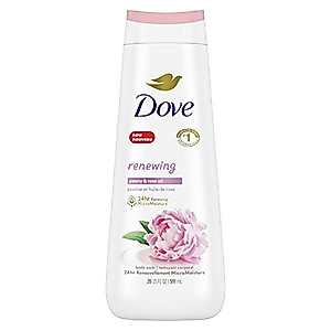 Dove Body Wash Renewing Peony and Rose Oil for Renewed, Healthy-Looking Skin Gentle Skin Cleanser with 24hr Renewing MicroMoisture 20 oz
