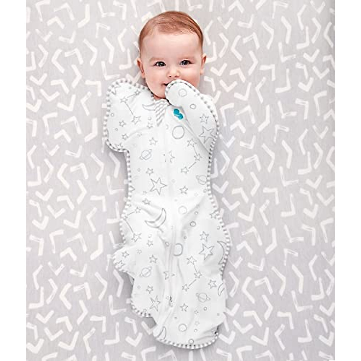 Love to Dream Swaddle UP Silky-Lux 1.0 TOG, Cream, Small, 8-13 lbs., Super Soft and Luxurious 100% Viscose, Allow Baby to Sleep in Their Preferred Arms Up Position, Snug Fit Calms Startle Reflex