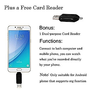 cainda Mini Spy Camera Full HD 1080P with Night Vision and Motion Detection, Super Video Recorder Sports Camera, Small Camcorder, Mini Security Camera for Car Home and Office Surveillance SQ11