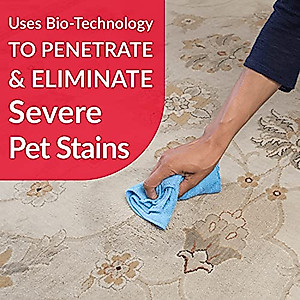 Simple Green Advanced Dog Stain & Odor Remover - Bacteria & Enzyme Cleaner for Large Dogs - Stain Remover for Carpet & Fabric – eliminates Urine Odor (32 oz Sprayer)