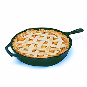 Lodge Seasoned Cast Iron 3 Skillet Bundle. 12 inches and 10.25 inches with 8 inch Set of 3 Cast Iron Frying Pans