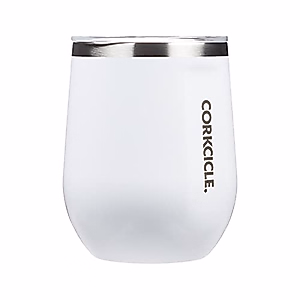 Corkcicle Insulated Bottle, Stainless steel, Gloss White, 35,5 cl