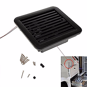 MACHSWON 12V Cooling Exhaust Fan Air Vent Ventilation for Motorhome RV Caravan Black
