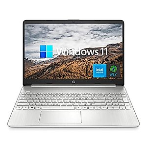 HP 15.6" Laptop (Latest Model), Intel Core i3-1115G4, 16GB RAM, 1TB SSD, Micro-Edge Display, Thin & Portable, Webcam, HDMI, Wi-Fi, USB Type-C, Long Battery Life, NLY MP, Windows 11