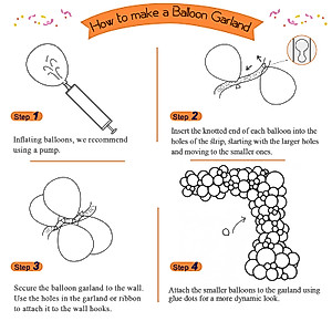 Belscebels Rose Gold Balloons Arch Kit, White and Metallic Rose Gold Balloon Garland Arch Kit for Birthday Party Decorations Baby Shower Bridal Shower Wedding Bachelorette Bride to Be Engagement