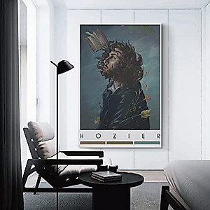 Hozier Poster Canvas Poster Bedroom Decoration Landscape Office Valentine's Birthday Gift Unframe-style12x18inch(30x45cm)