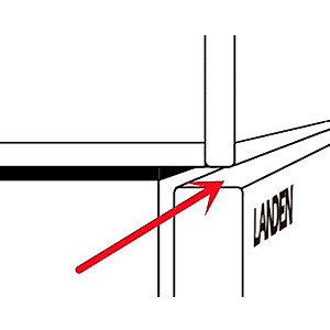 Landen Aquarium Wooden Stand and Cabinet for up to 30 Gal Tank, Fish Tank Stand, Nano Foam Leveling Mat Included, W23.6xD17.7xH33.9in,Wooden Matte Black Painted(Stand Only)