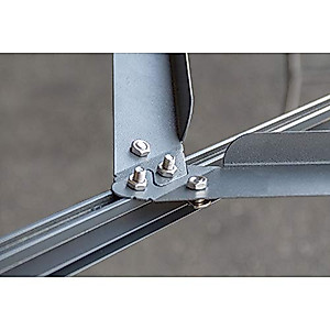 Hanover 10-Ft. x 10-Ft. Aluminum Hardtop Gazebo with Sloped Polycarbonate Roof, All-Weather and Rust-Resistant Patio Canopy in Dark Gray, UV-Resistant Outdoor Canopies