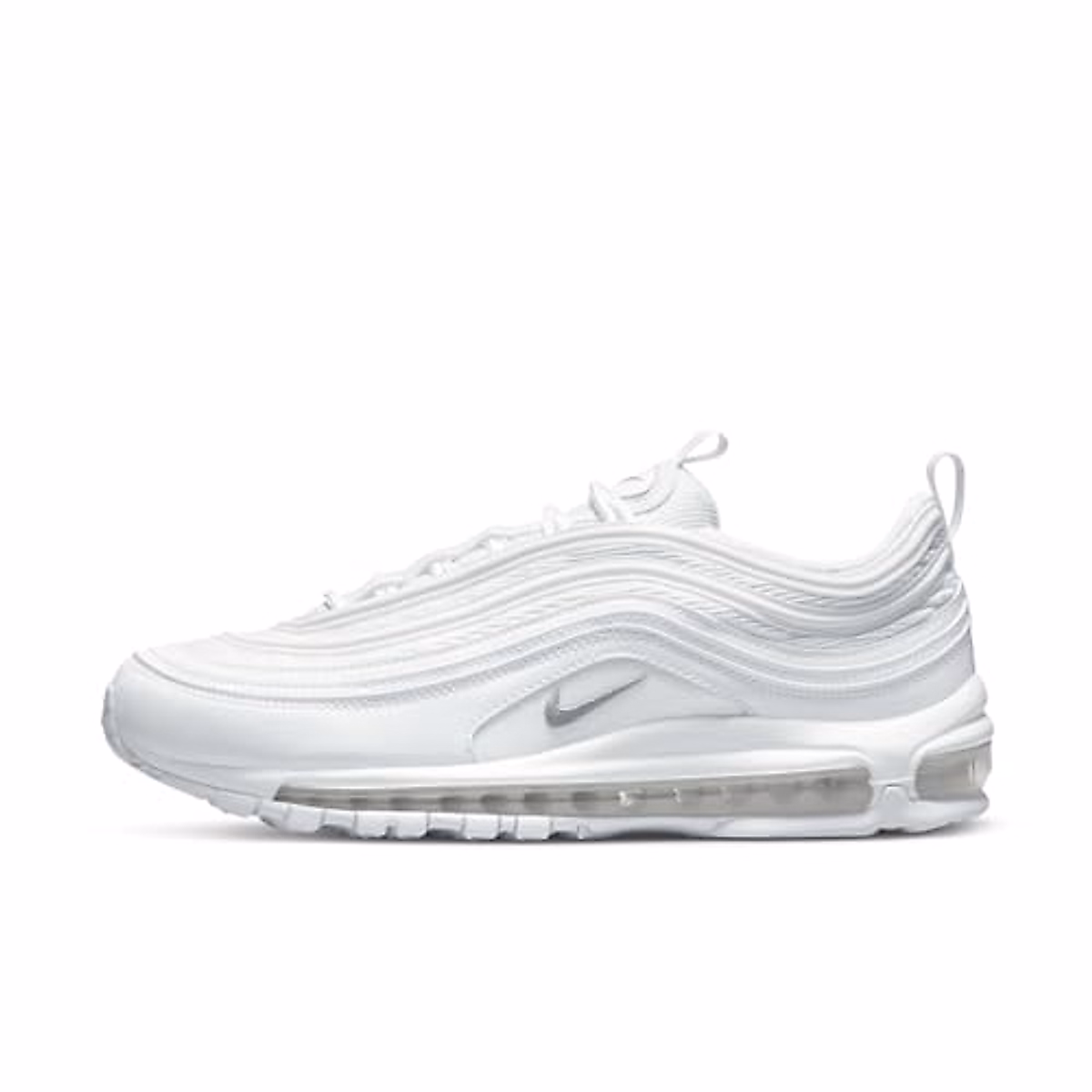 Nike Men's Air Max 97 Shoes, Multicolour White Reflective Silver Wolf Grey 105, 12