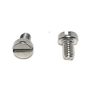 M4-.70 x 6 Stainless Steel Slotted Cheese Head Machine Screw DIN84 A2 M4x6 (50 Pieces)