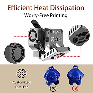 Official Creality Sprite Direct Drive Extruder Pro, All Metal Direct Replace Extruder for Ender 3 S1 3D Printer, 300℃ High Temperature, Support BL Touch/CR Touch (No Cable)