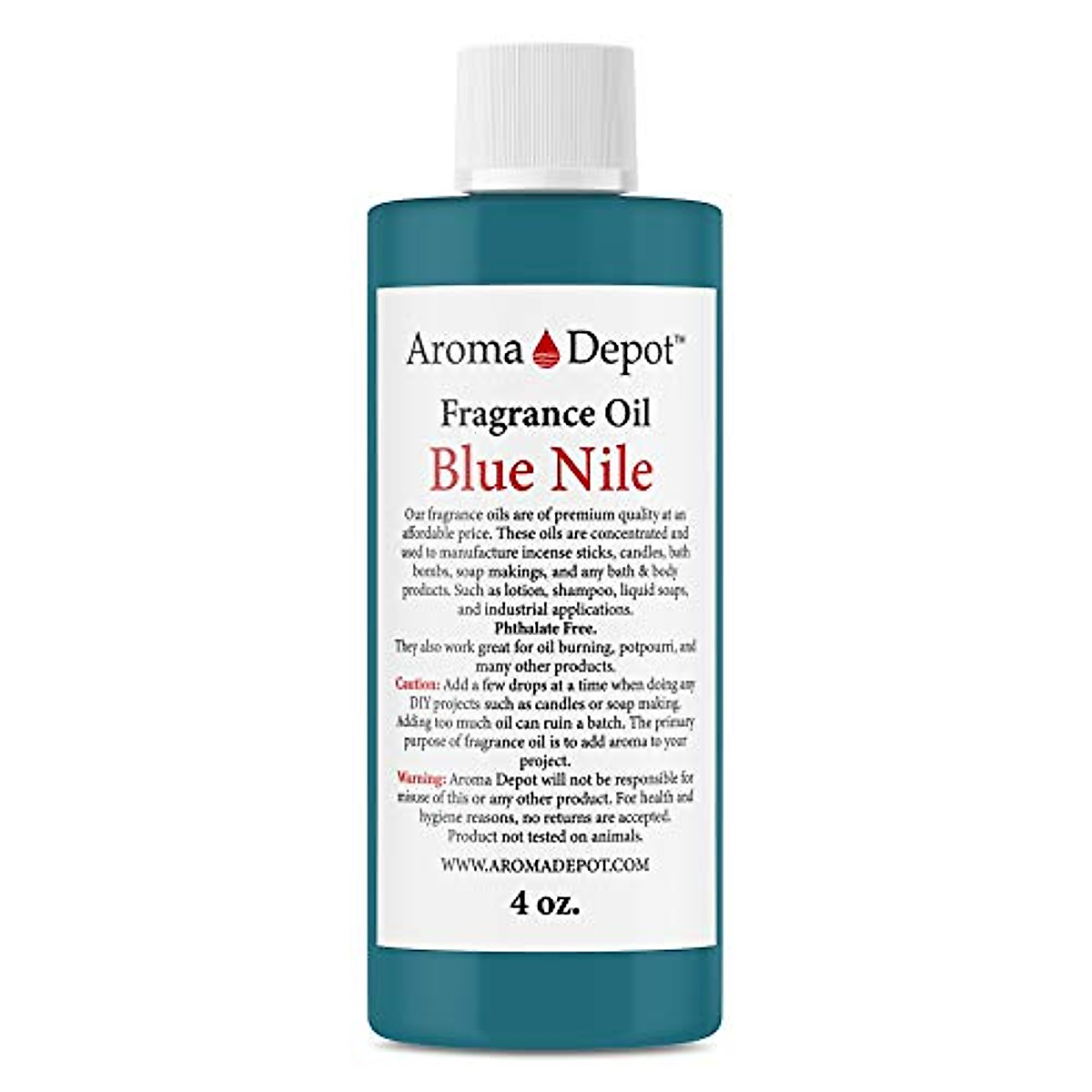 4oz Blue Nile Perfume Oil for Making, Body Oil, Soap, Candle Making & Incense. Our Version is a Premium Quality Undiluted & Alcohol Free
