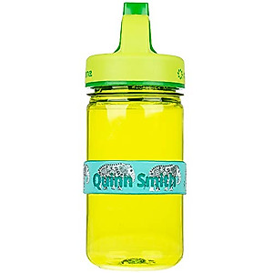 Custom Bottle Labels - 3 Pack - Silicone Bands for Baby Bottles, Kids Tumblers, and Water Flasks - Personalized Pre-Printed Name, Waterproof School and Daycare Drink Identifiers - Blue Elephants