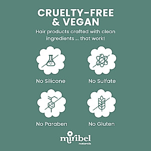 Miribel Naturals Creamy Hair Cleanser | Apple cider vinegar co-wash | Natural, Clean Hair Care