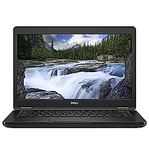 Dell Latitude 5490 Laptop 14in Core i5 8350U 16GB DDR4 256GB NVMe PCIe M.2 SSD HDMI Webcam Wind10 Pro (Renewed)