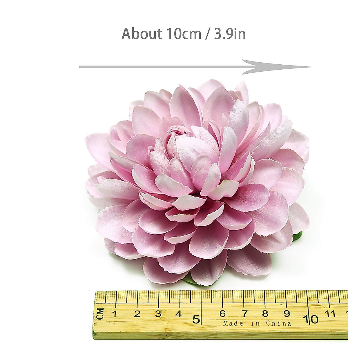 Dreamm 8 Pack Artificial Chrysanthemum Flowers Fake Silk Multicolor Dahlia Flower Head for DIY Wedding Bouquets Centerpieces Arrangements for Home Garden Party Decoration