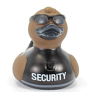 Security Rubber Duck by Bud Duck | Elegant Gift Packaging - "Strip search!" | Child Safe | Collectable