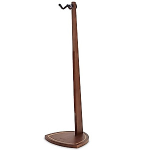 Musbeat Acoustic Guitar Stand, Wood Guitar Stands Floor for Acoustic Guitar, Wooden Guitar Stand for Electric Guitar, Mandolin, Black Walnut Guitar Hanging Stand for Home, Living Room, Decoration