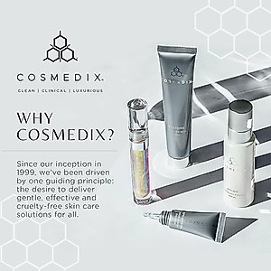 COSMEDIX Under Eye Serum for Dark Circles & Puffiness, Opti Crystal - Lifting & Firming Liquid Serum for Fine Lines & Wrinkles - Brightening, Moisturizing, & Hydrating Anti Aging Eye Puffy Bags Serum