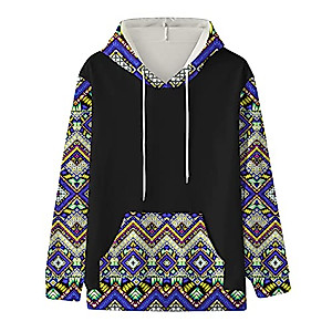 Skull Hoodie Men's Sweat-Shirts Trendy Hoodie Men Black Crew Neck Men's Sweatshirt College Hoodies Blank Hoodie Crew Neck Sweater For Men Quarter Fall Pullover Men Athletic Black M