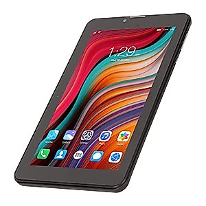 soobu Tablet PC, 7 Inch Calling Tablet 4GB 32GB Black Expandable Up to 128GB 1960x1080 HD 6000mAh Capacity Front 500W Rear 800W for Android 10.0 for Playing Games (US Plug)