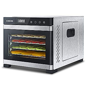 COSORI Premium Stainless Steel Food Dehydrator Machine Trays, Stainless Steel Trays for Dehydrator CP267-FD for Jerky,Meat,Beef,Fruit,Vegetable, 2pack