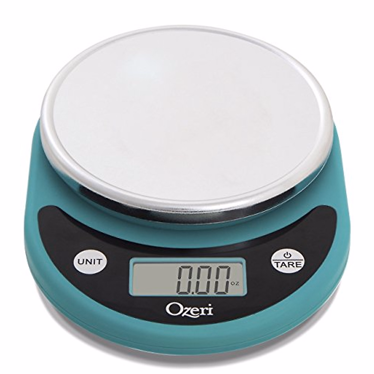 Ozeri Pronto Digital Multifunction Kitchen and Food Scale, Black on Teal