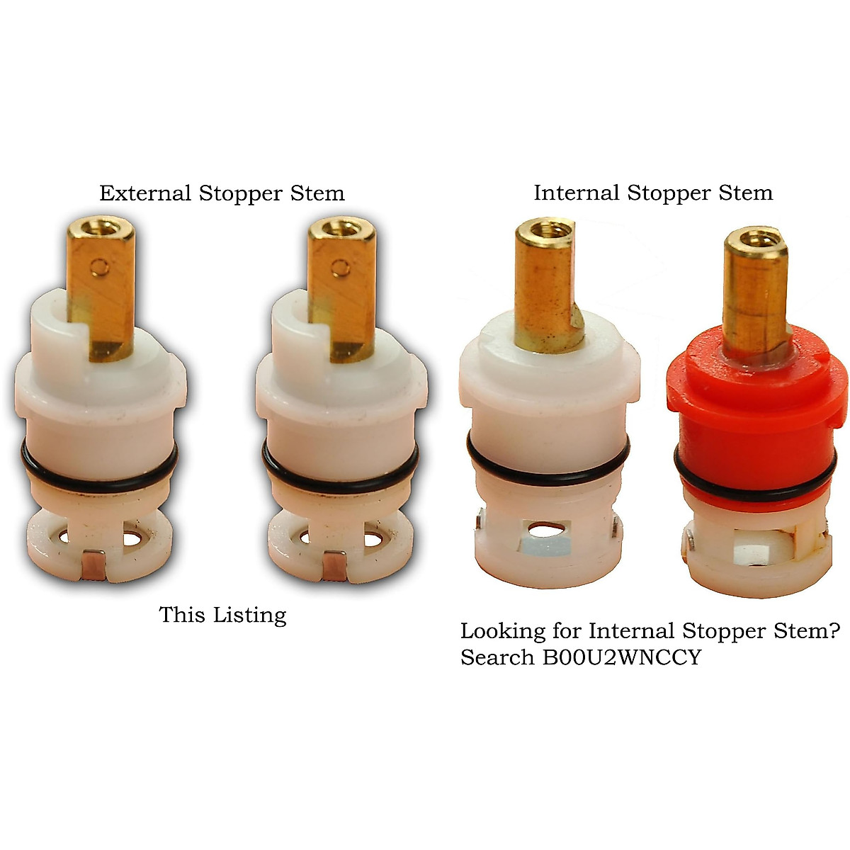 Fit Delta Faucet RP24096 Stem Unit, 2-piece Pack - By Plumb USA