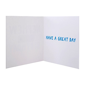 Hallmark Birthday Card for Nephew - Contemporary Text Based Design