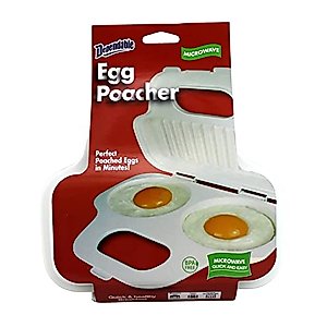 Home & Style Microwave Egg Poacher BPA Free Perfect Poach Eggs in Minutes
