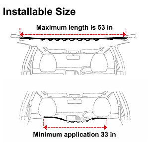 Car Clothes Hanger Bar, Adjustable Car Travel Clothesline, Travel Convenient Clothesline, Easy to Store Car Clothes Organizer for Small Cars, Vans, Hotels, Outdoor