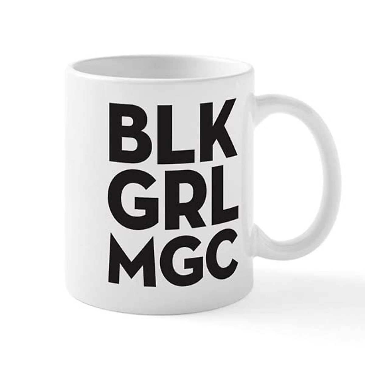 CafePress BLK GRL MGC Mug Ceramic Coffee Mug, Tea Cup 11 oz