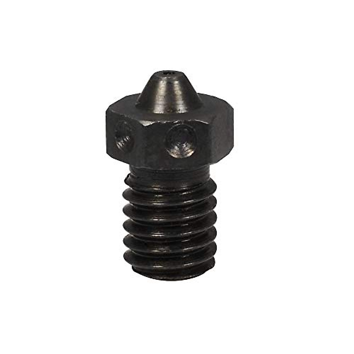 4pcs Hardened Steel Nozzles M6 Thread Nozzle 0.6mm 0.8mm for 1.75mm V6 Nozzle Hotend Prusa Printing PEI PEEK or Carbon Fiber Filament use (2x0.6 +2x0.8)