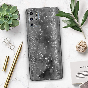 DesignSkinz Glowing Grayscale Orbs of Light Protective Vinyl Decal Wrap Skin Cover Compatible with The Samsung Galaxy S20 (Screen Trim & Back Glass Skin)