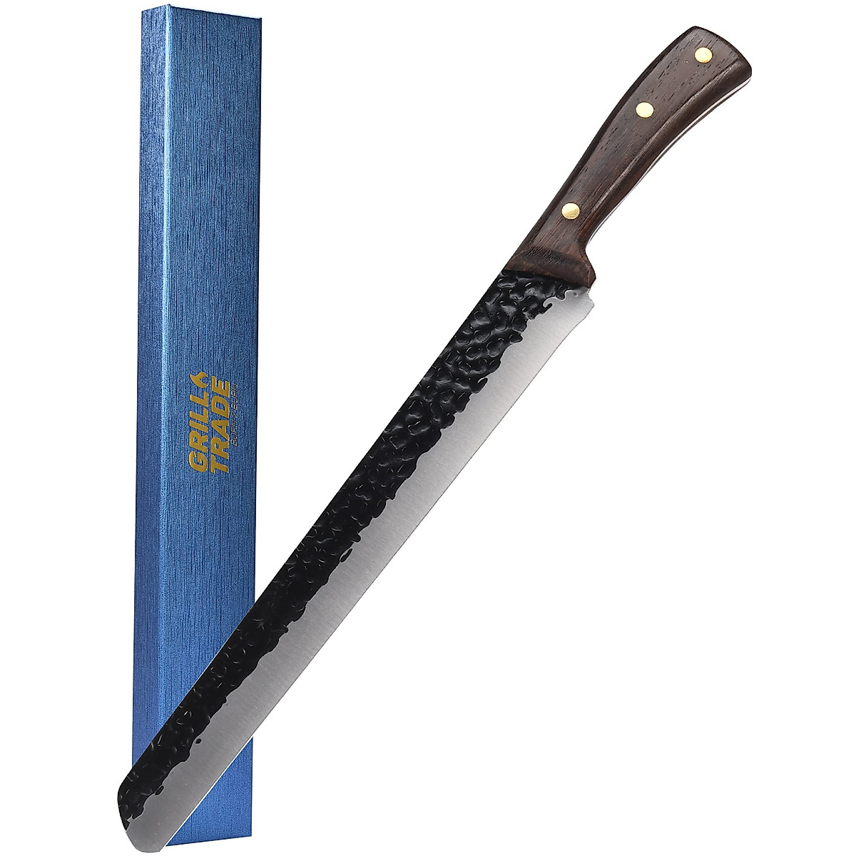 Grill Trade Carving Knife Set - 16-Inch Ultra-Sharp Chef Knife - Steak Knives for Precise Cutting - Ergonomic Carving Knife for Meat - Sharp Knife Meat Slicer for Home - Meat Cutting Knife - Set of 1