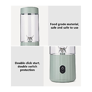 Portable Blend-er USB Rechargeable - Personal Blend-er for Shakes And Smoothies, Fruit Juicer with 6 Blades, Handheld Blenders for Sports, Travel, Outdoors