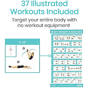 Vive Bodyweight Exercise Poster for Effective Home Workouts