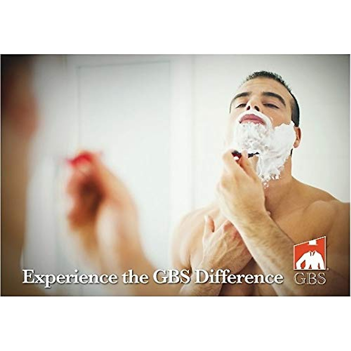 Customizable GBS Pure Badger Bristle Shaving Brush 21 MM Knot 100 mm (4" Tall) Ivory Handle! Personalized