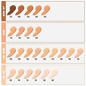 Maybelline Fit Me Dewy + Smooth Liquid Foundation Makeup, Natural Beige, 1 Count (Packaging May Vary)