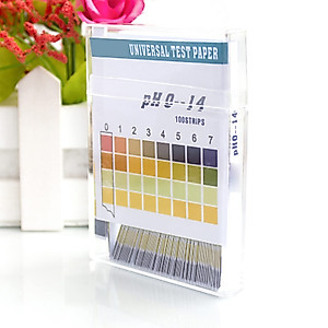 PH Test Strips, PH Paper 0‑14 Scientific Range Precise for Soil Laboratory