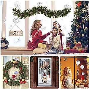 Starkitchen Suction Cup Hooks, 4Pack Punch-Avoided Suction Cup Hooks for Shower, Bathroom, Kitchen, Glass Door, Mirror,Waterproof Moisture-Proof & Powerful