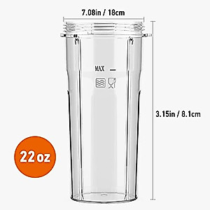 KOIOS 850W Smoothie Blender with Extra 20oz Cup for Shakes and Smoothies, 12 Pieces Personal Blenders for Kitchen Ice,