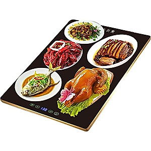 Buffet Warming Tray Hot Plate, Party Chafing Dish, Electric Food Warmer for Kitchen, Dining Room, Restaurant, with Adjustable Temperature Control