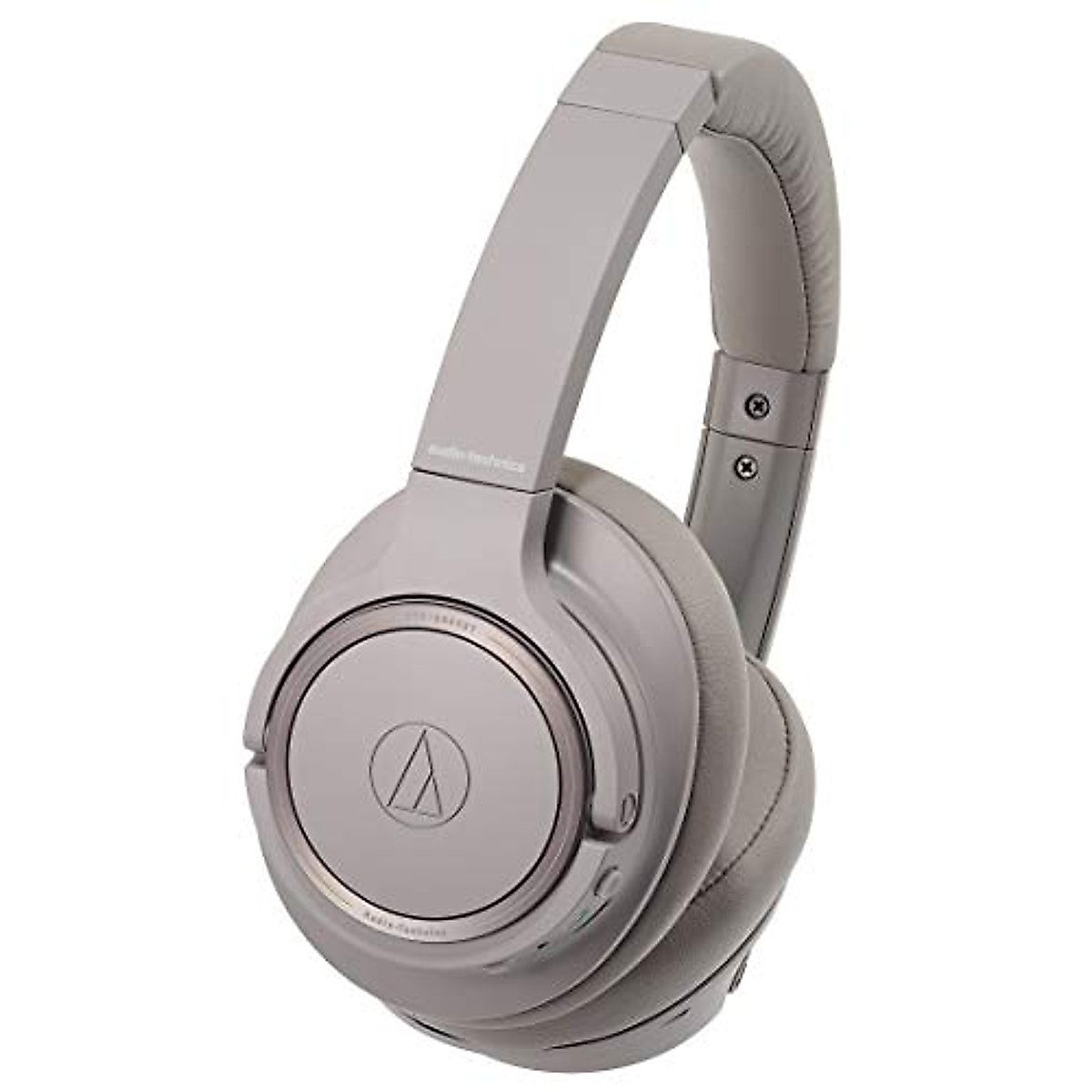 Audio-Technica ATH-SR50BT Bluetooth Wireless Over-Ear Headphones, Brown-gray