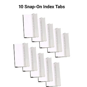 Tarifold Desktop Reference and Display System 10 Double-Sided Pockets - Black-Framed - Letter-Size - 20 Sheet Capacity (EZD771)