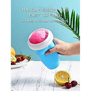 Slushy Cup Maker, Cleaning Brush Included, Slushie Cup, Slushy Maker Cup, Double Layer Durable Cooling Cup, Squeeze Cup, Slushie Maker, DIY Slushie Smoothie Maker, Must Haves 2023
