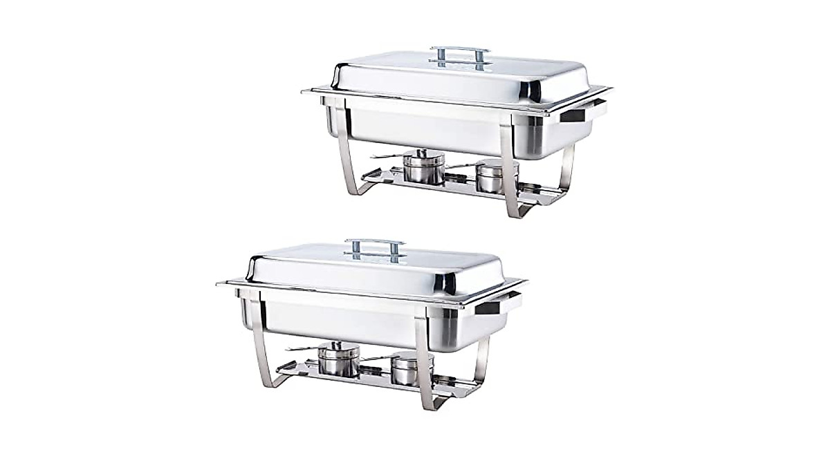 Alpha Living 8QT Chafing Dish Set - Stainless Steel Quality